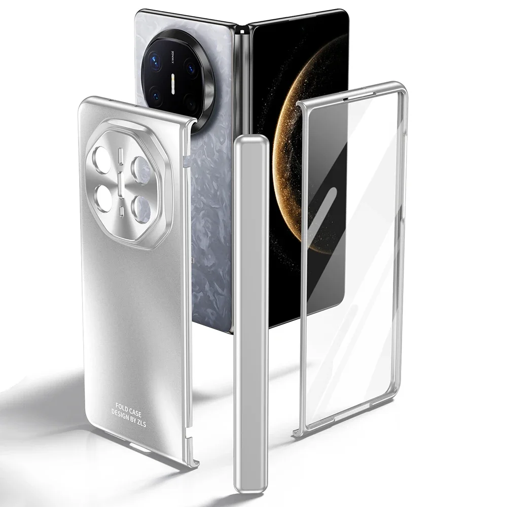 For Huawei Mate X6 X5 Case Luxury Matte Folding Hinge Full Protection ...