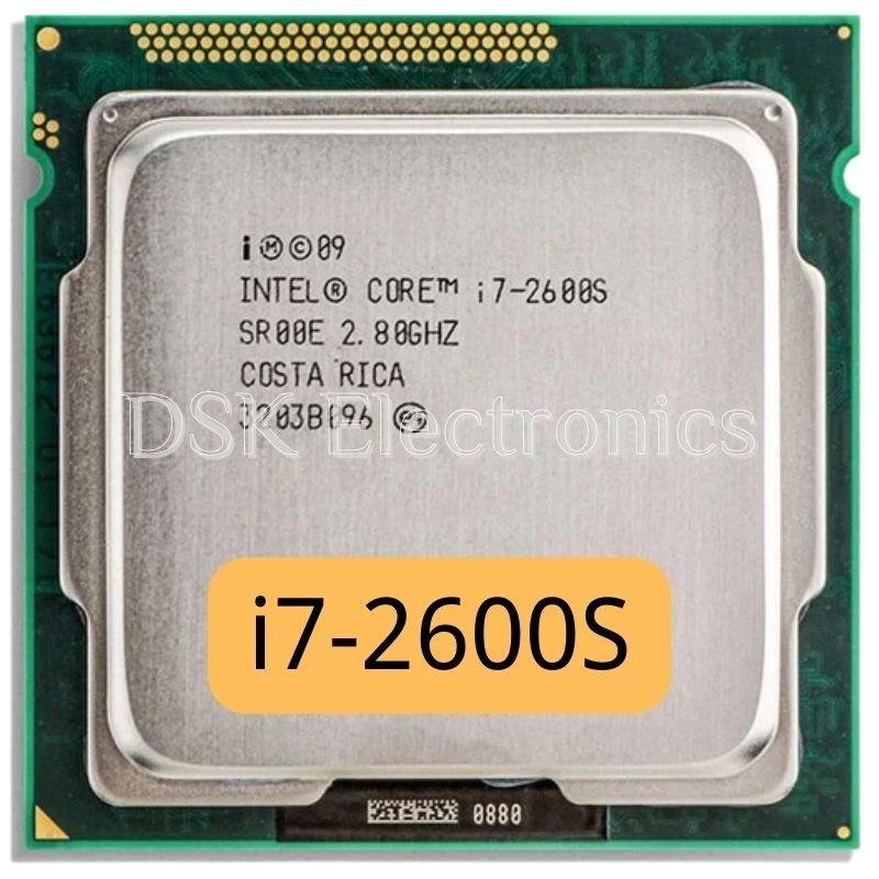 Intel Core I7 2600s 2.8ghz Quad Core Processor 8mb 65w Lga 1155 Cpu ...