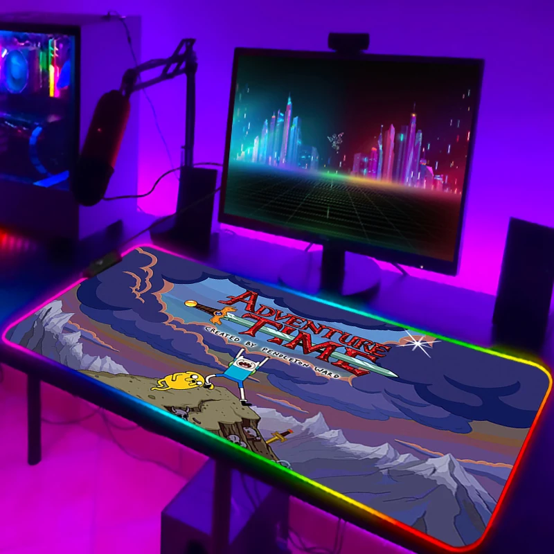 Tapete-aventura-tempo-bonito-mouse-pad-pads-gamer-gabinete-luminoso ...