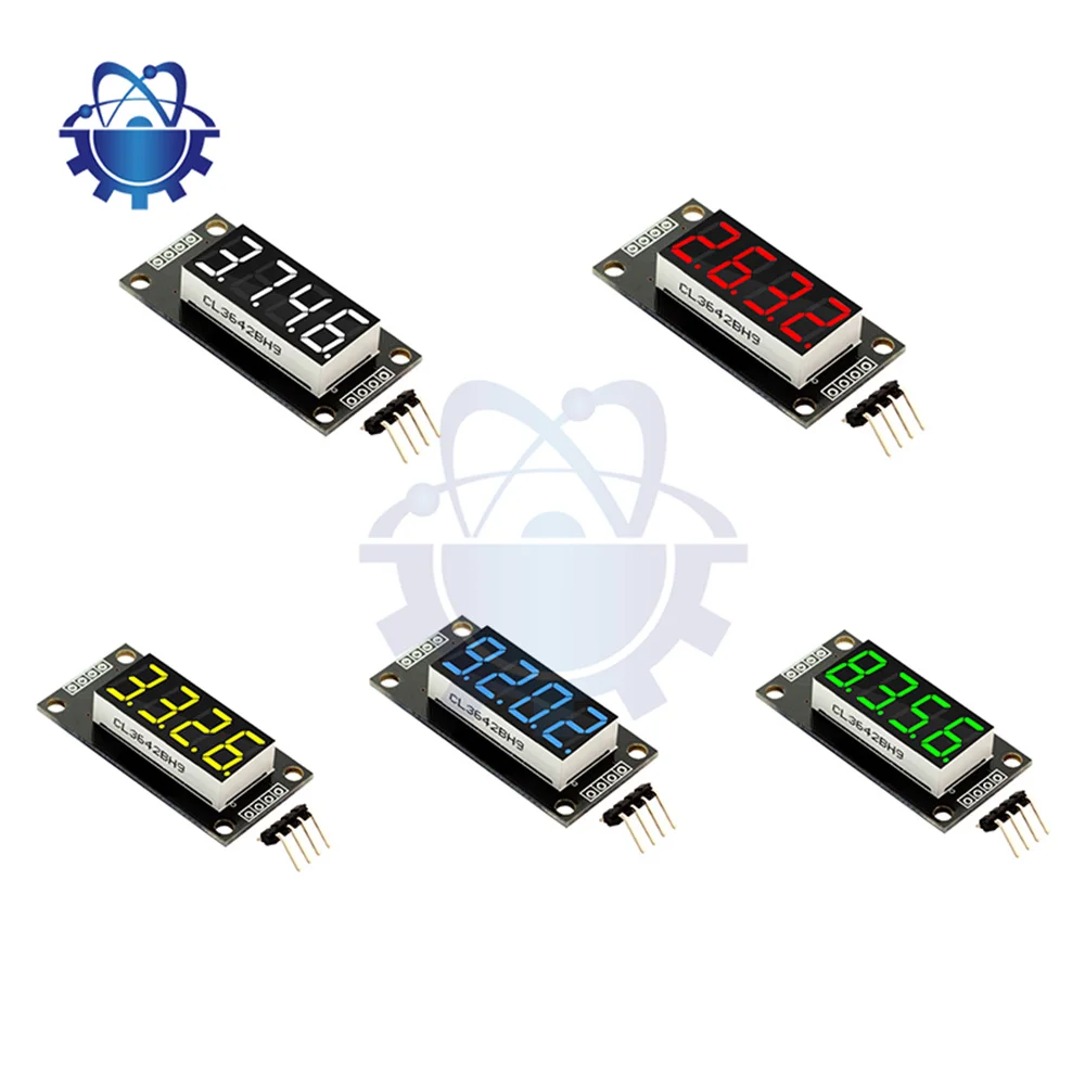 TM1637-Display-4-Bits-Nixie-Digital-LED-Display-Module-0-36-inch-Clock ...