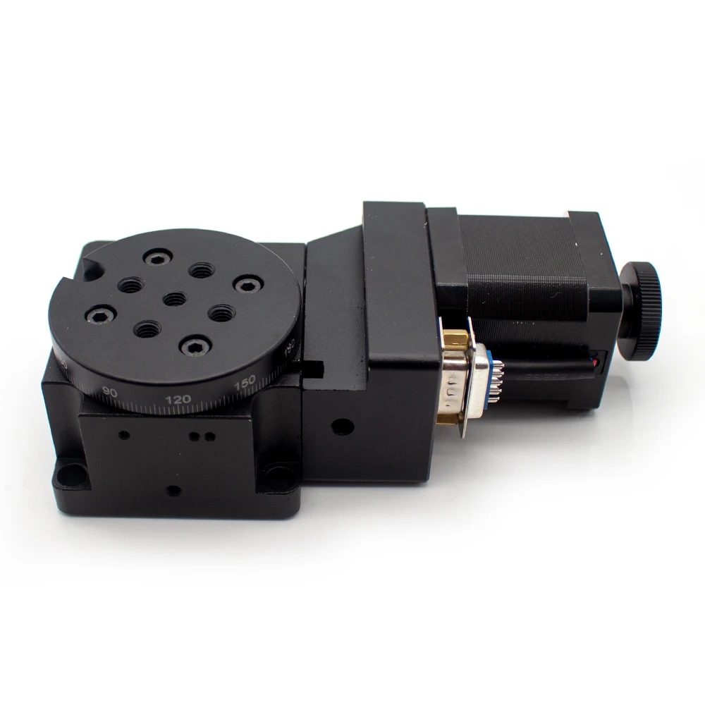 Electric-Rotary-Stage-Diameter-60MM-Precision-Indexing-Table-360 ...