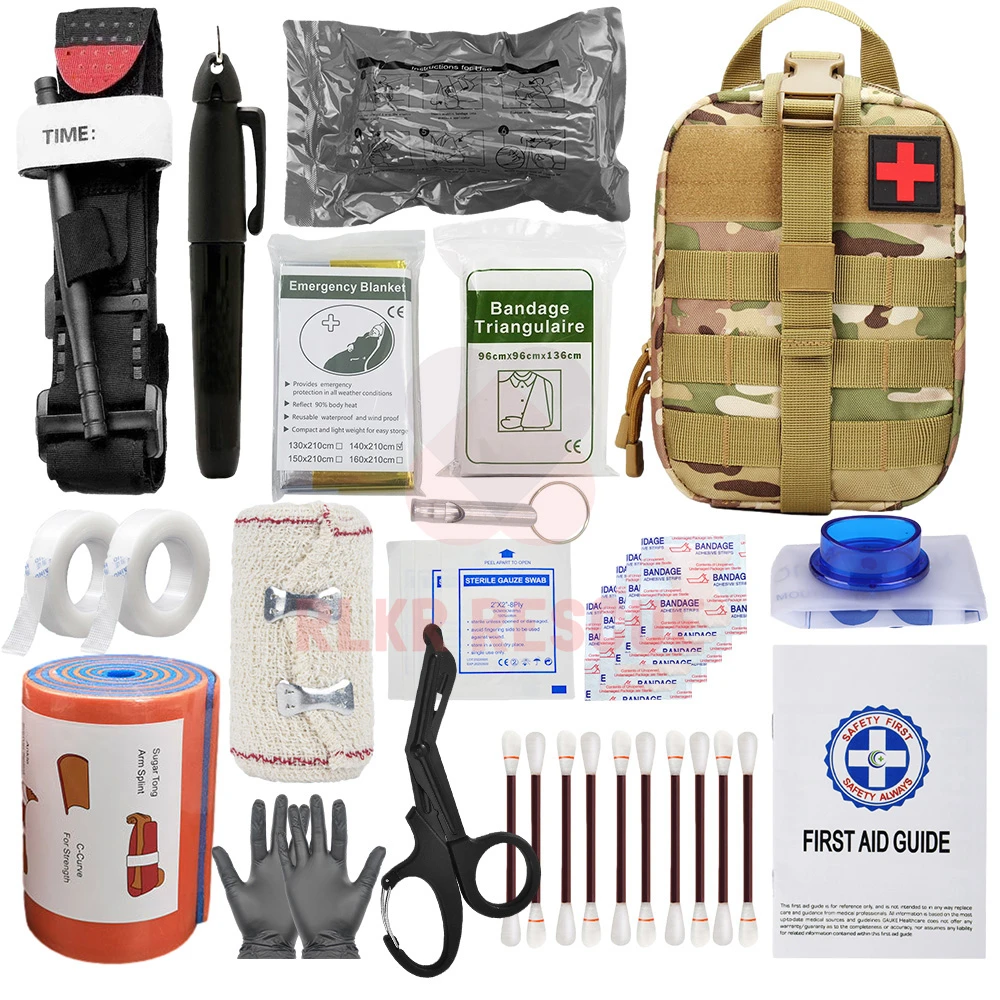 Survival First Aid Kit Survival military full set Molle Outdoor Gear ...