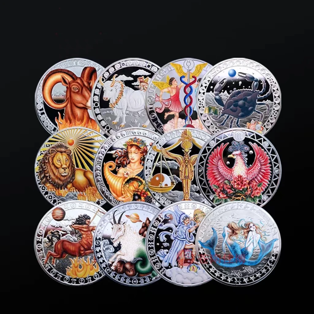 12pcs-lot-Non-Magnetic-Very-Beautiful-Silver-Colorful-Constellation ...