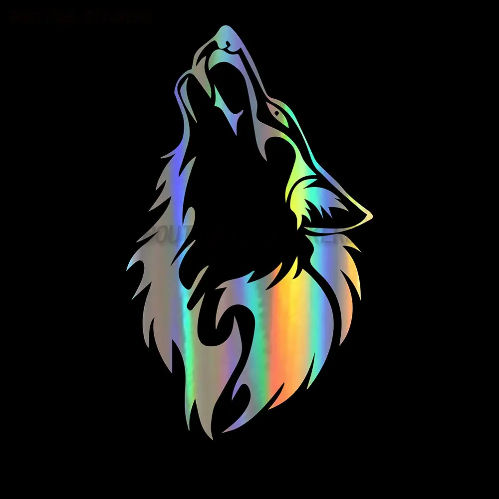 Lobo-howl-etiqueta-do-carro-prova-dwaterproof-gua-pvc-adesivo-de-carro ...