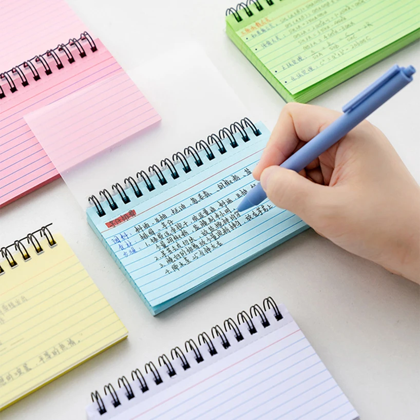 Horizontal-Line-Notebook-Tearable-Coil-Book-Cuaderno-Journal-Note-Book ...