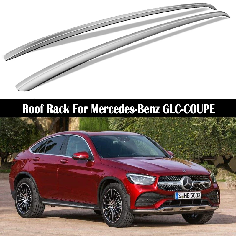 메르세데스 벤츠 GLC COUPE 용 OE 스타일 루프 랙 GLC220 GLC250 GLC300 GLC350 루프 레일화물 ...
