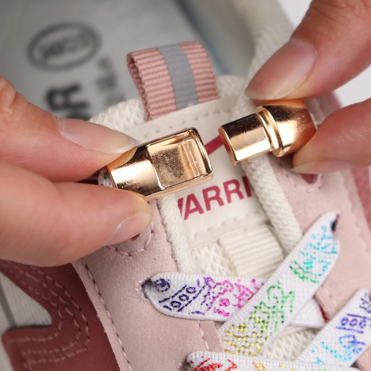 Shoe-Buckle-No-Laces-Elastic-Laces-Sneakers-Diamond-Cross-Locks ...