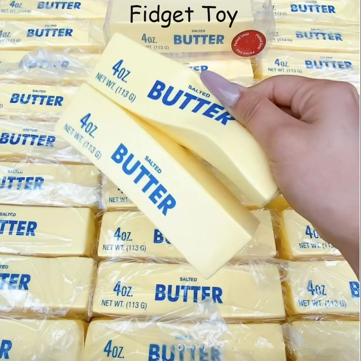 Antistress-Butter-Stick-Fidget-Toys-Squishy-Elastic-Cheese-Stick-Funny ...