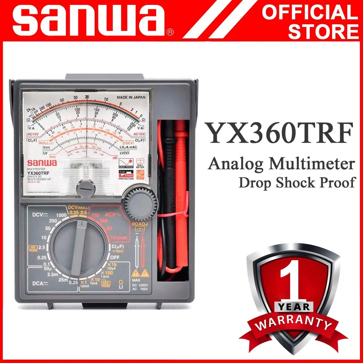 sanwa-YX360TRF-Anglog-multimeter-pointer-type-best-selling-multimeter ...