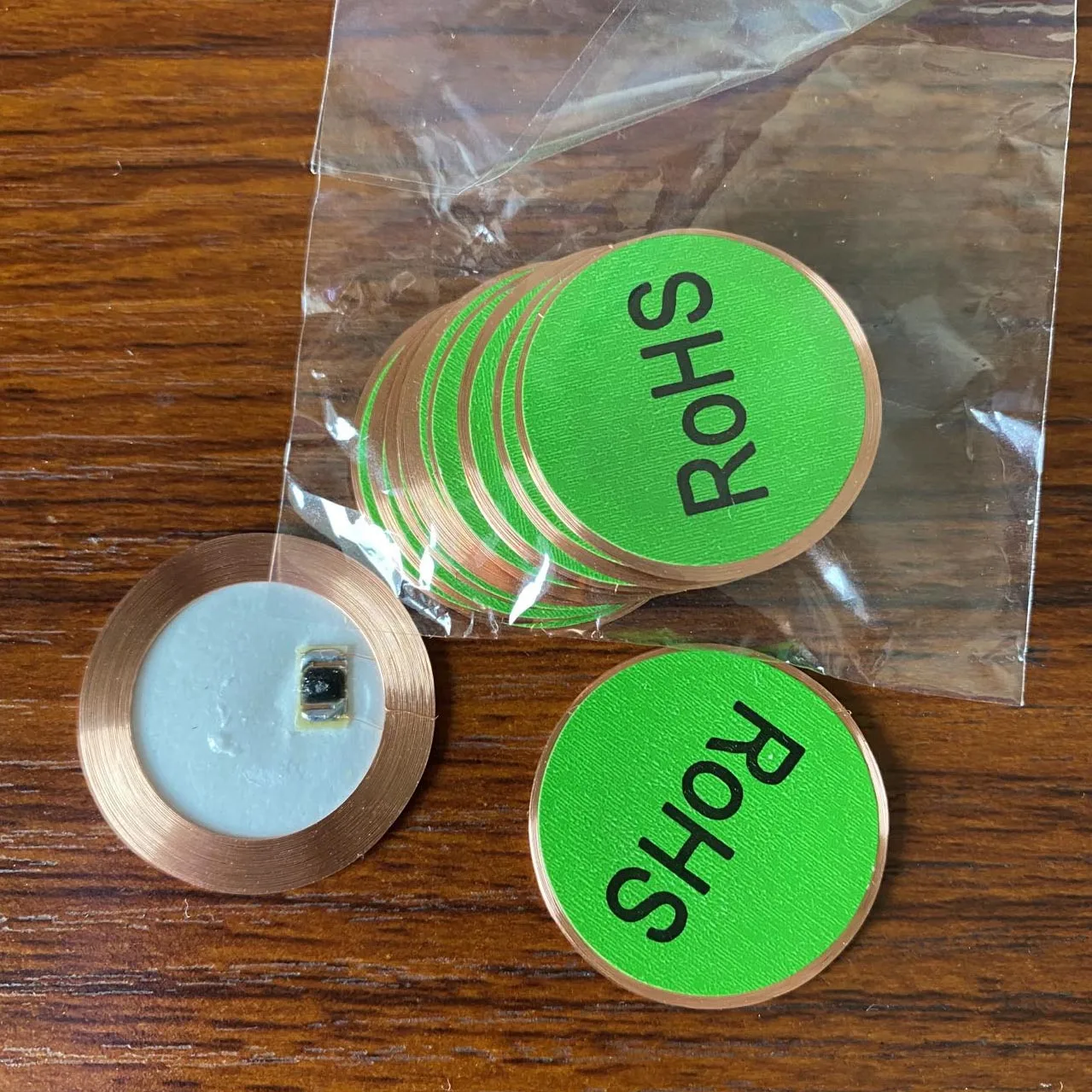 Átmérő 28 Mm Rfid Címkék 125 Khz Írható T5577 Chip Antenna Macskák És ...