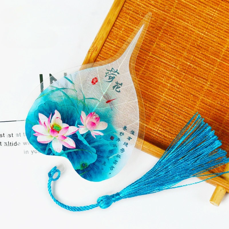 Chinese Style Bodhi Vein Bookmark with Leaf Veins, A Unique Gift for ...