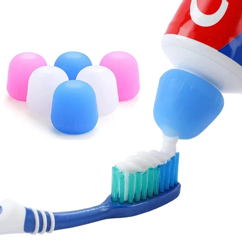 Silicone-Toothpaste-Caps-Self-Closing-Toothpaste-Squeezer-Toothpaste ...