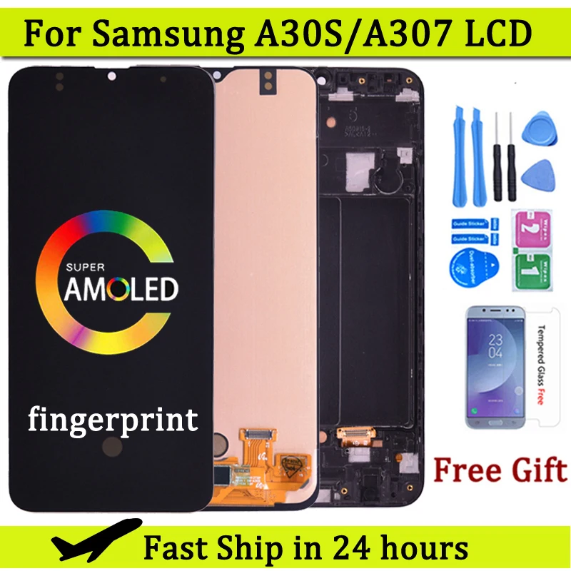 6-4-Super-Amoled-For-Samsung-A30S-A307-LCD-Display-with-Touch-Screen ...