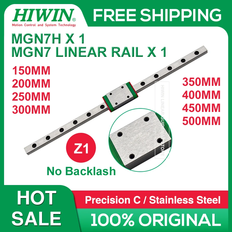 HIWIN-MGN7H-Z1-HIWIN-MGN7-MGN7H-Linear-Rail-150mm-200mm-250mm-300mm ...