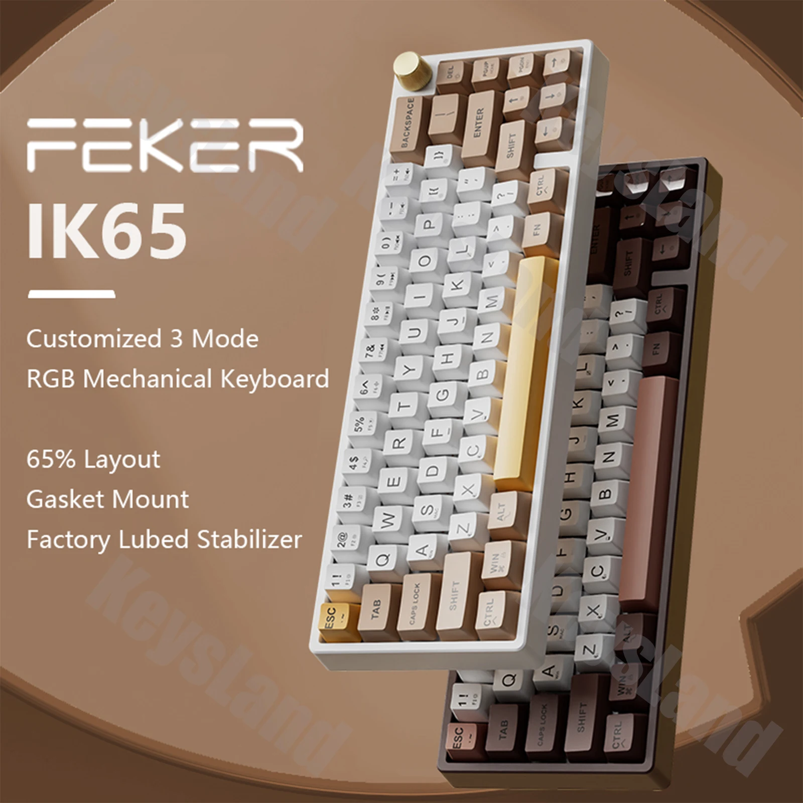 FEKER-IK65-Teclado-Mec-nico-RGB-3-Modos-de-Suporte-Sem-Fio-Via-65 ...