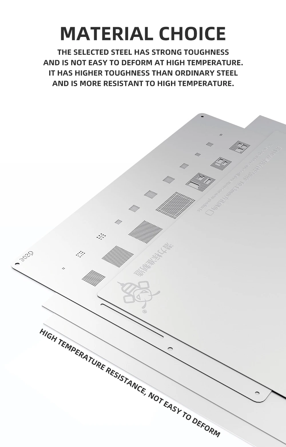 7 7P-QIANLI-Kit de Cailloux de Plantation BGA 18 pour iPhone 6, 6s, 7 ...