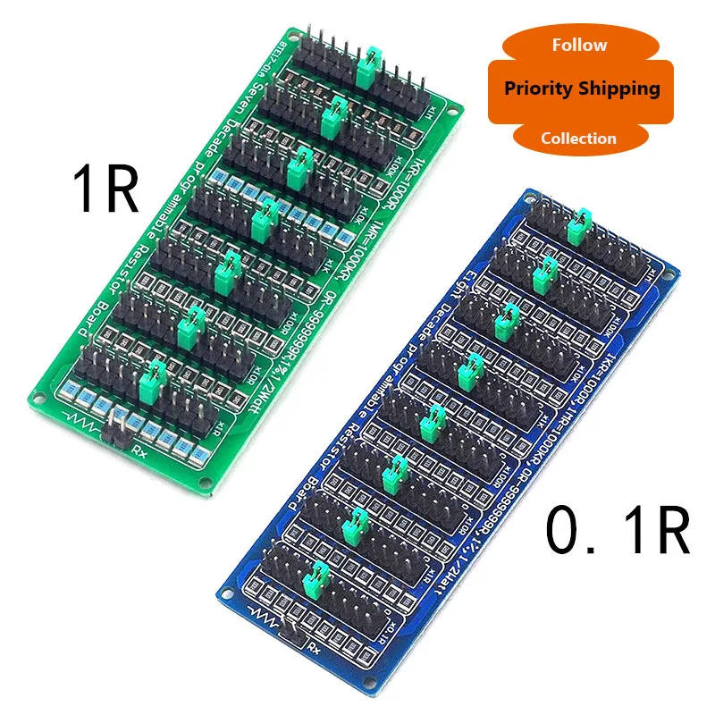 0-1R-1R-9999999R-Programmable-Resistor-Board-Eight-Segment-0-1R1R ...