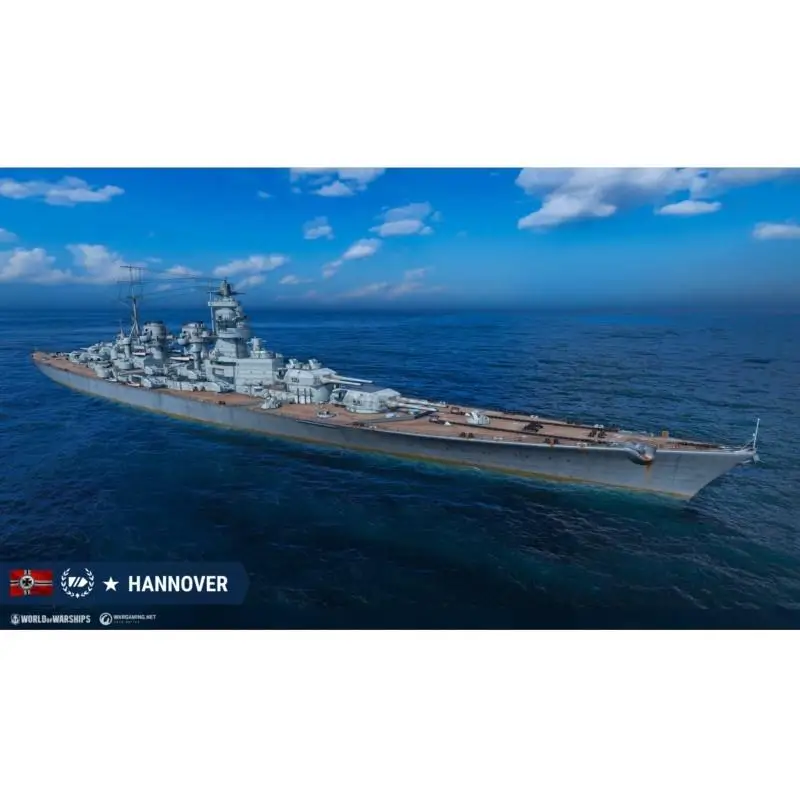 1-700-Hannover-German-Tier-battleship-Model-3D-Printed-Assembled-Toy ...