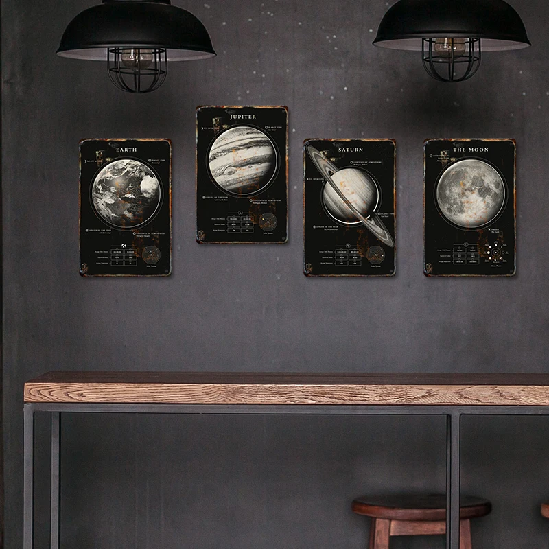 Solar System Metal Wall Art