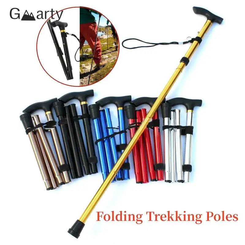 1Pc-Trekking-Poles-Folding-Hiking-Stick-Collapsible-Hiking-Poles ...