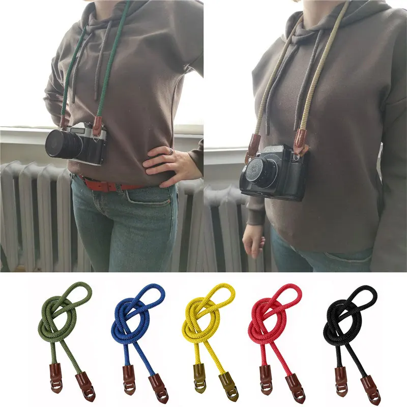 Camera-Neck-Strap-Lightweight-Portable-Nylon-Blue-Camera-Accessories-Camera-Shoulder-Strap ...