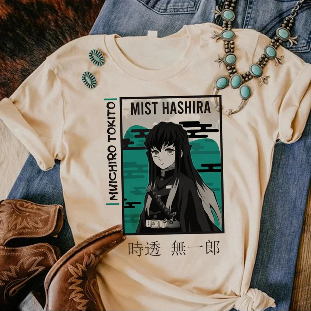 T-quio-moda-muichiro-tokito-top-para-as-mulheres-puro-algod-o-roupas ...