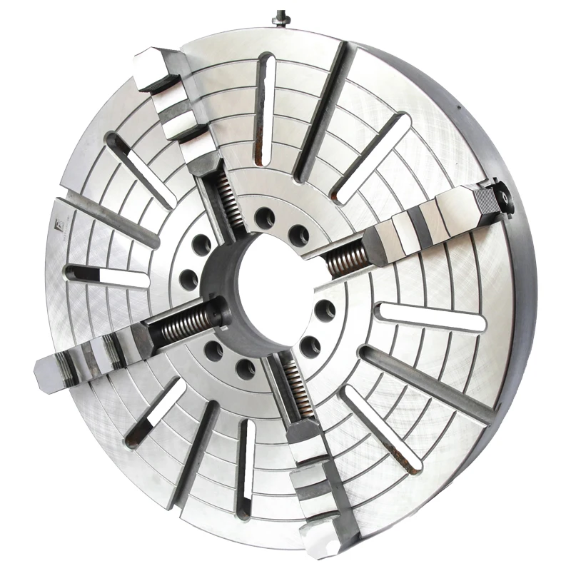 315mm to 600mm Dopt Short Cylindrical Center Mounting Hard Jaw Manual 4 ...