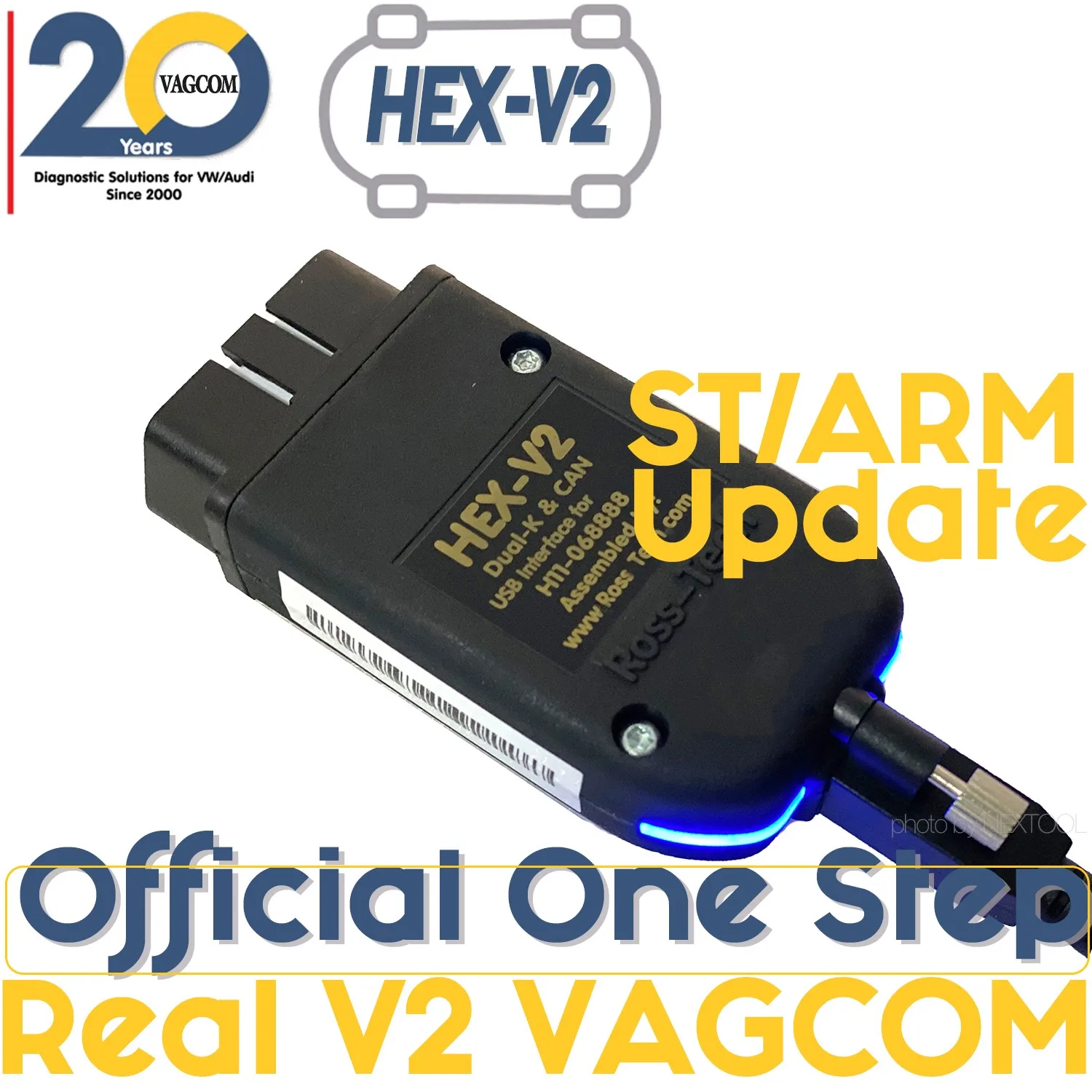 VAG COM VCDS HEX V2 Dual-K CAN USB Interface For VW AUDI, 52% OFF