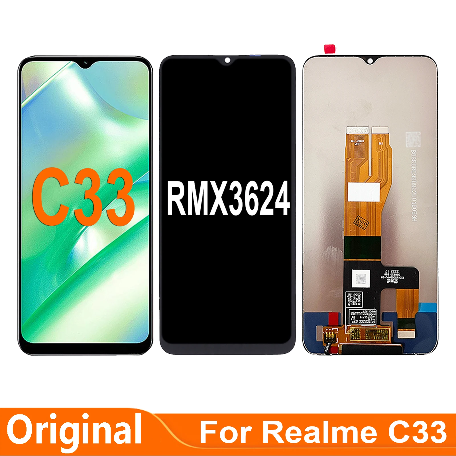 Original For OPPO Realme C33 RMX3624 LCD Display Touch Screen Digitizer ...