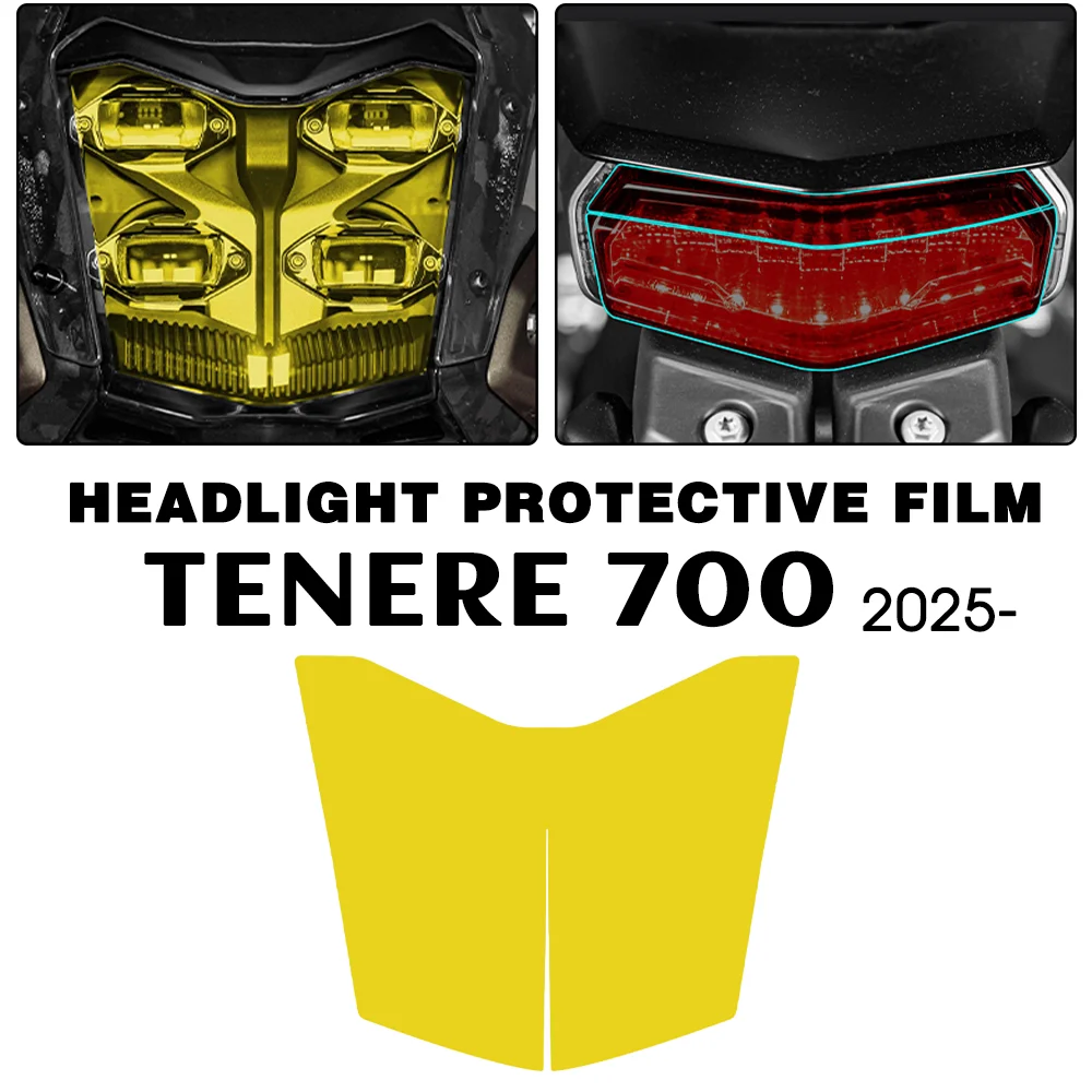 2025 TENERE 700 TENERE700 Headlight Protective Film For YAMAHA T7 ...