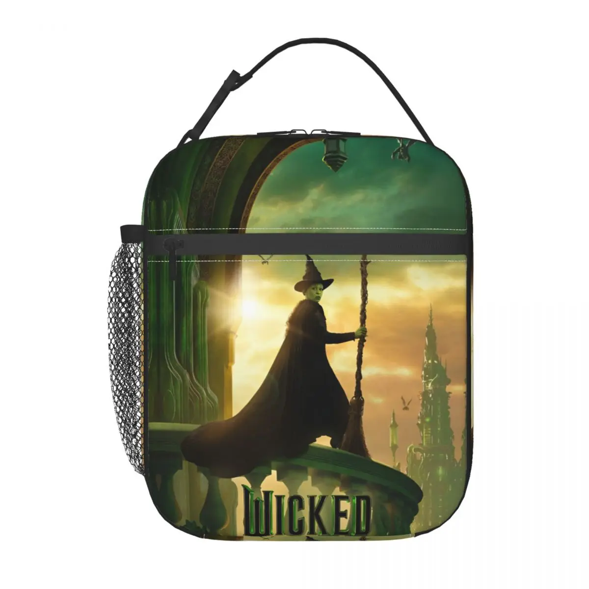 Wicked Elphaba & Glinda Tonal Insulated Lunch Bag Magic Movie Food Bag ...