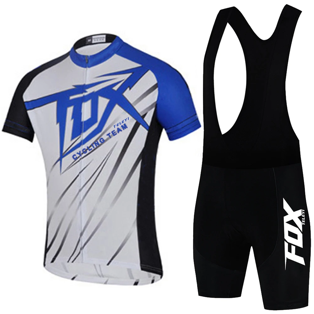 FOX-TELEYI-ropa-de-ciclismo-de-monta-a-conjunto-de-Jersey-y-pantalones ...