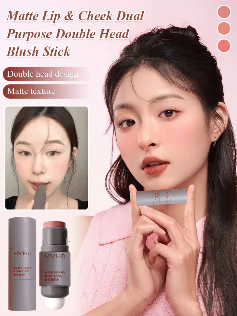 Makeup-MYHO-Puff-Double-Head-Blush-Stick-Q-Bouncy-Matte-Genki-Girl ...