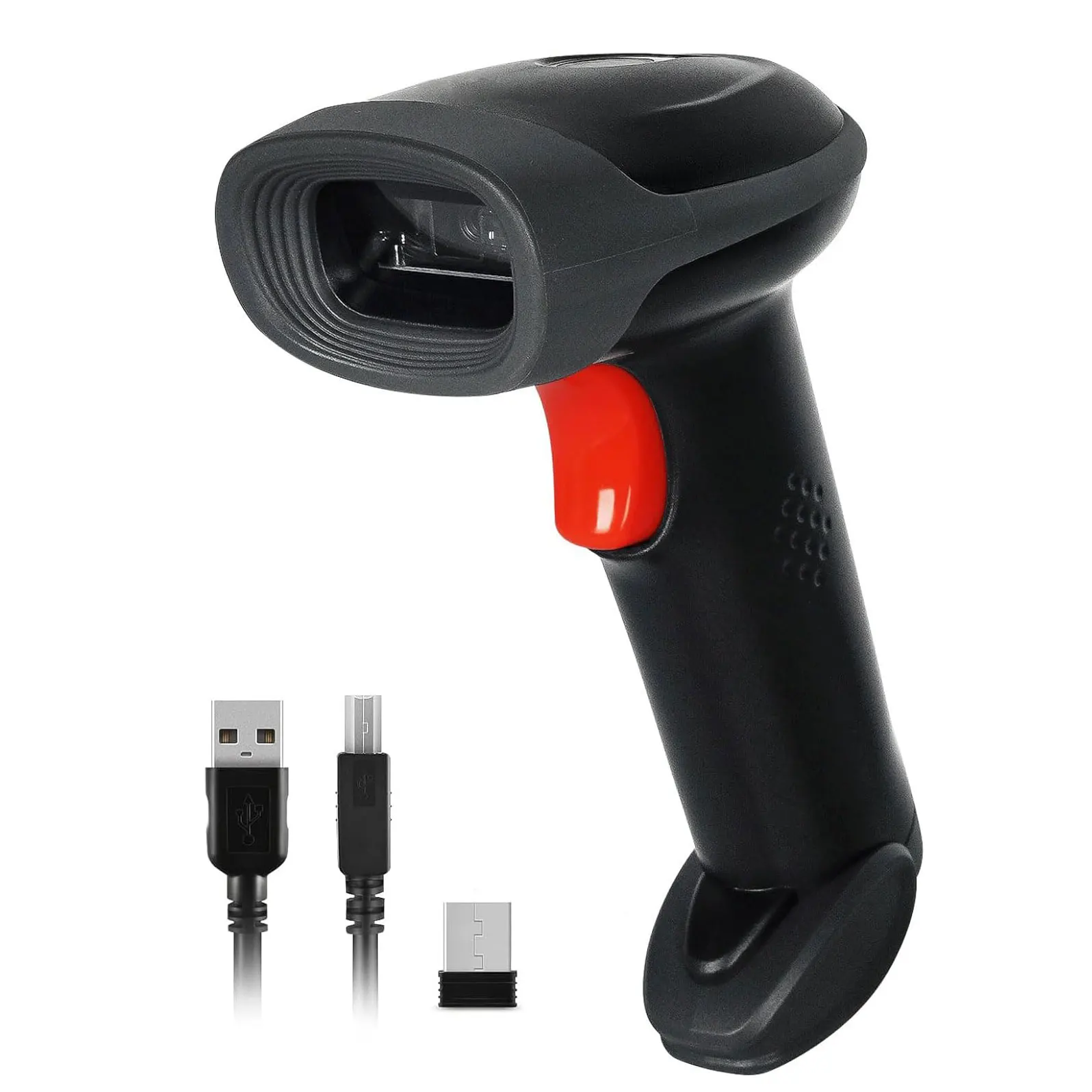 Barcode Scanner 2.4G Wireless 1D 2D QR Bar Code Reader USB Wired for ...