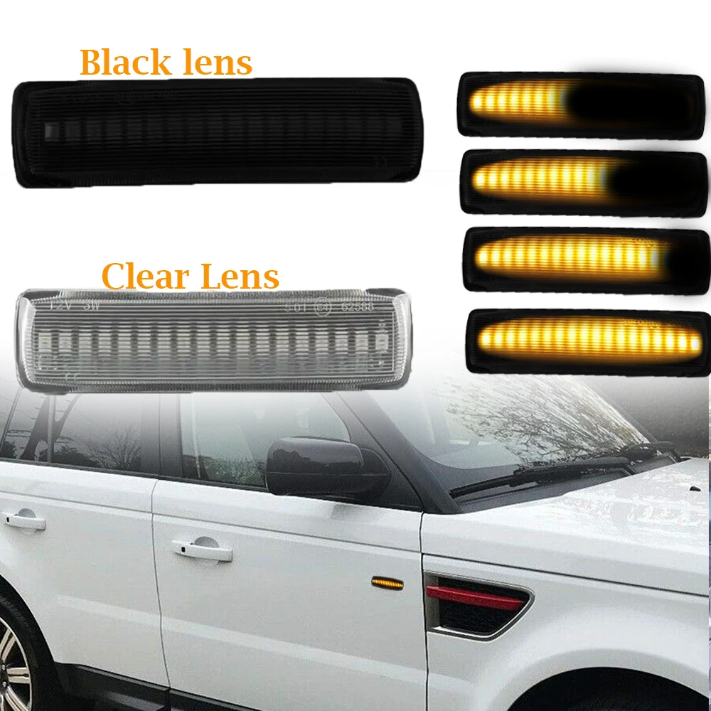 2PCS-LED-Dynamic-Sequential-Turn-Signal-Lights-Side-Marker-Lamp-For ...
