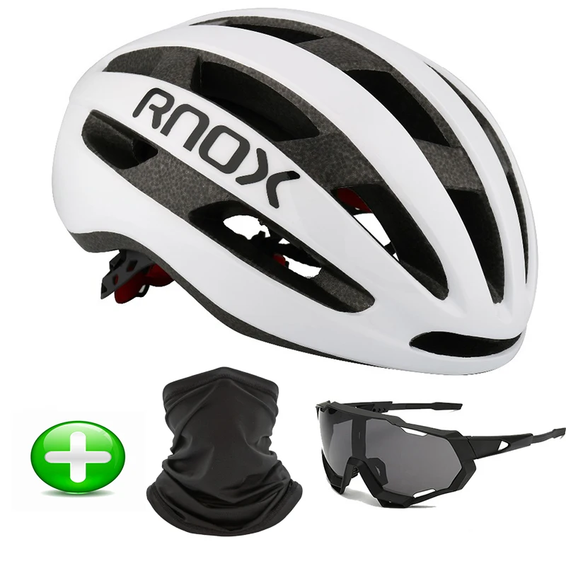 Rnox Aero Bicycle Safety Ultralight Road Bike Helmet Red MTB Cycling ...