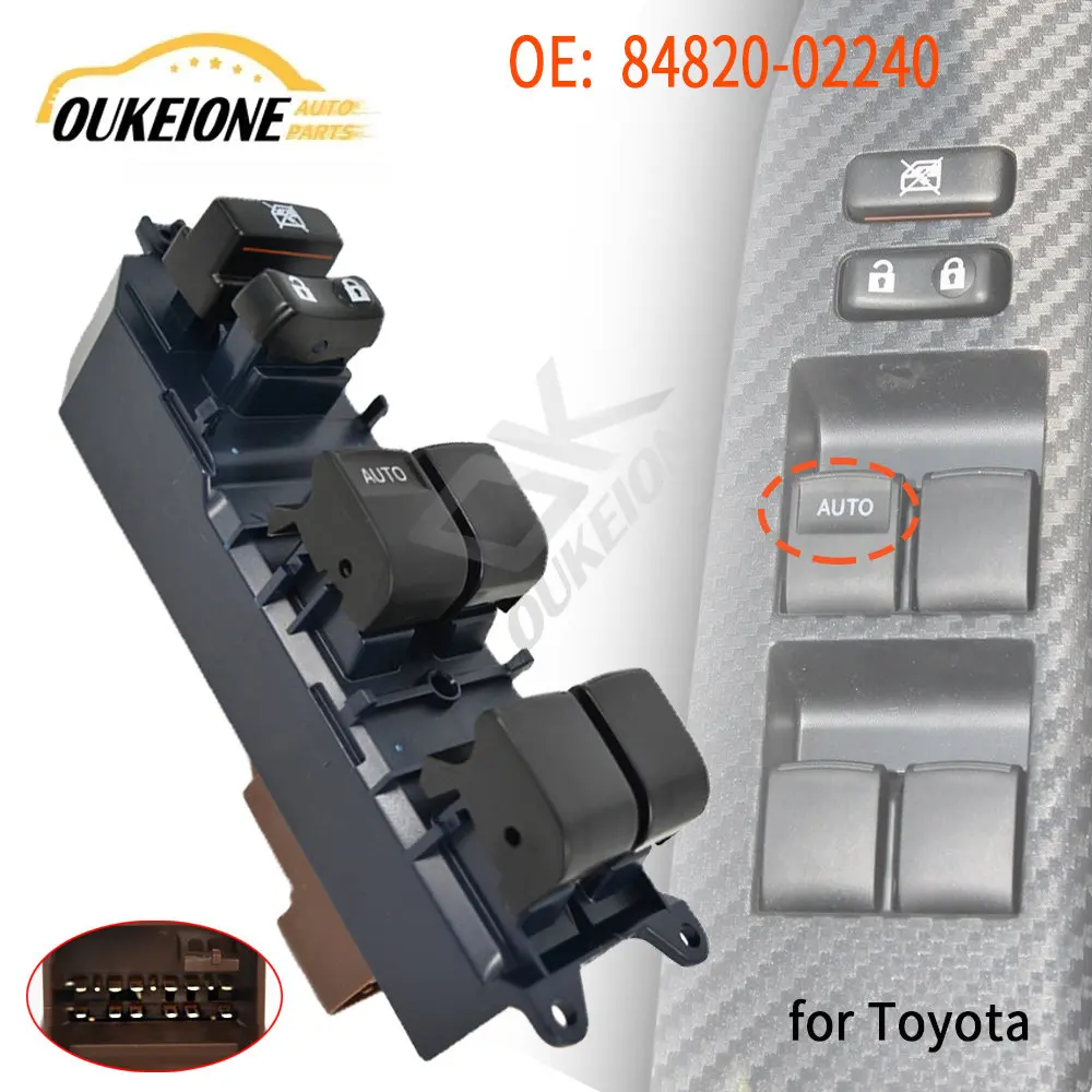 Window Switch Glass Lifter Button for Toyota RAV4 Corolla Yaris Prius ...