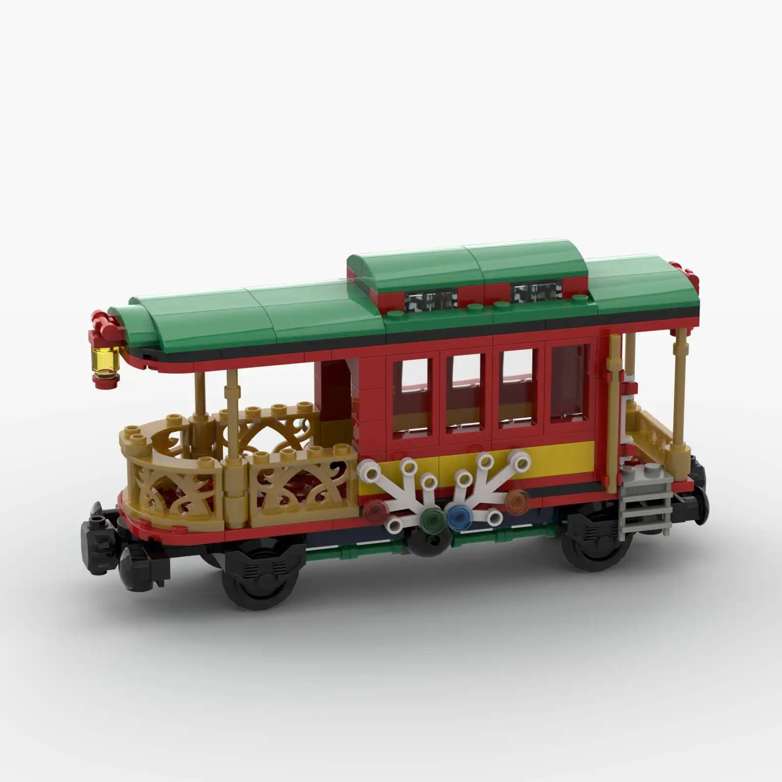 Lego Christmas Train Instructions | Christmas Train Brick Blocks - Moc ...