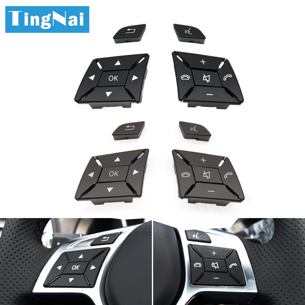 Car Steering Wheel Switch Multi-functional Button For Mercedes Benz C E ...
