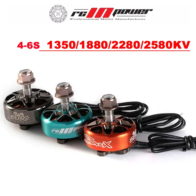2PCS RCINPOWER SmooX 2306 Plus Brushless Motor 1350KV 1880KV 6S 2280KV ...