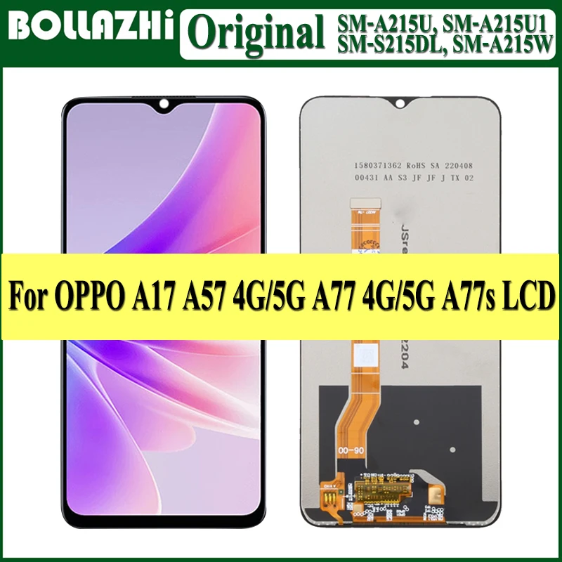 Original-For-OPPO-A77s-CPH2473-A17-CPH2477-LCD-Display-Touch-Screen ...