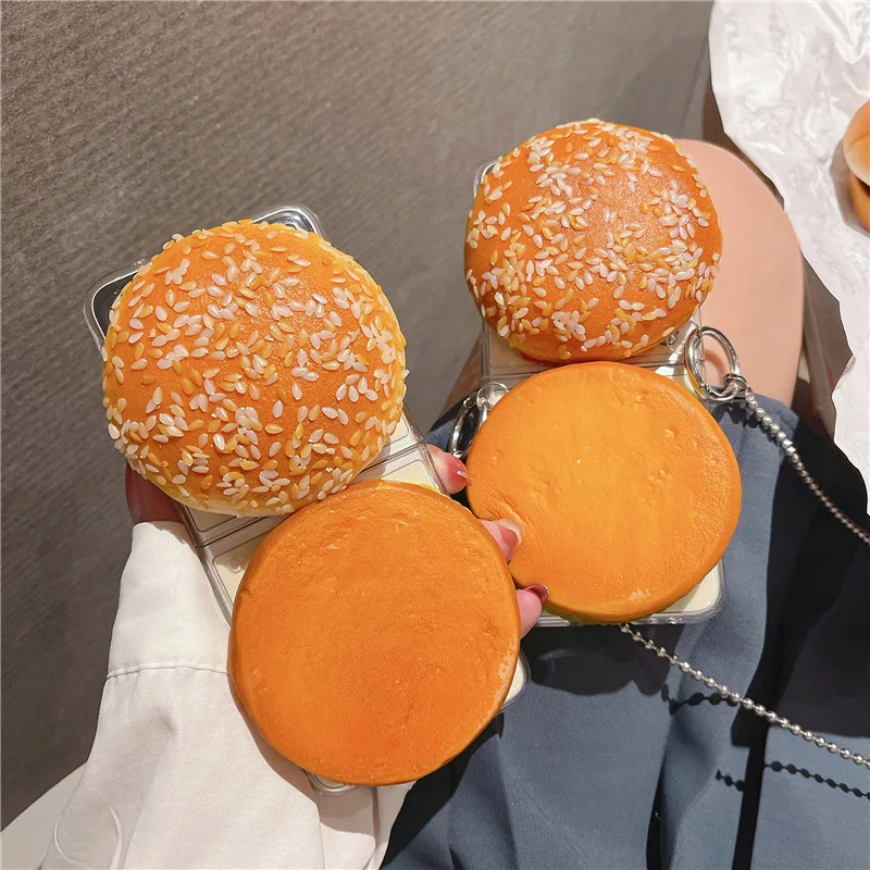 Creative-Simulation-Burger-Phone-Case-for-Samsung-Galaxy-Z-Flip-3-Z ...