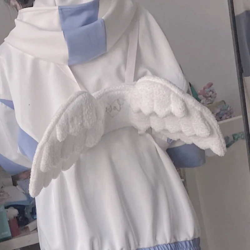 Japan-Anime-Angel-Wings-Plush-Backpack-Soft-Stuffed-Cosplay-Bag-Kawaii ...