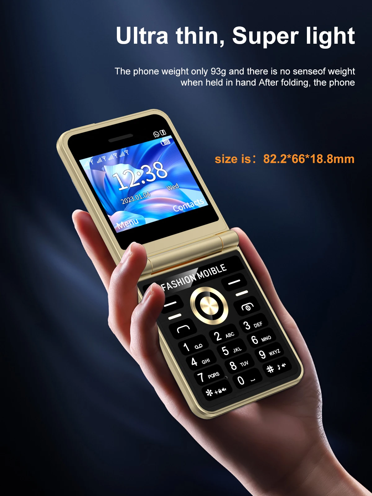 Розкладний телефон SERVO P20 4 SIM англійська мова (ID#1949024158 ...