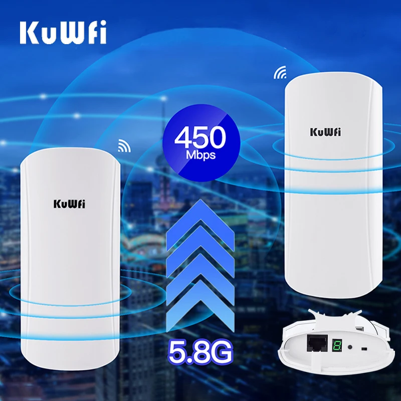 KuWFi-repetidor-Wifi-para-exteriores-enrutador-CPE-de-largo-alcance ...