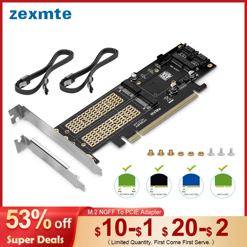 Ngff M2 Ssd Pci E 4x Slot Adapter Card Key | M.2 Nvme Ssd Pci Express ...