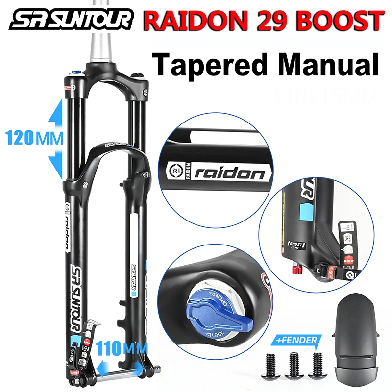 BOOST-SR-SUNTOUR-RAIDON-FORK-Mountain-Bike-Fork-Garfo-dianteiro-MTB-27 ...