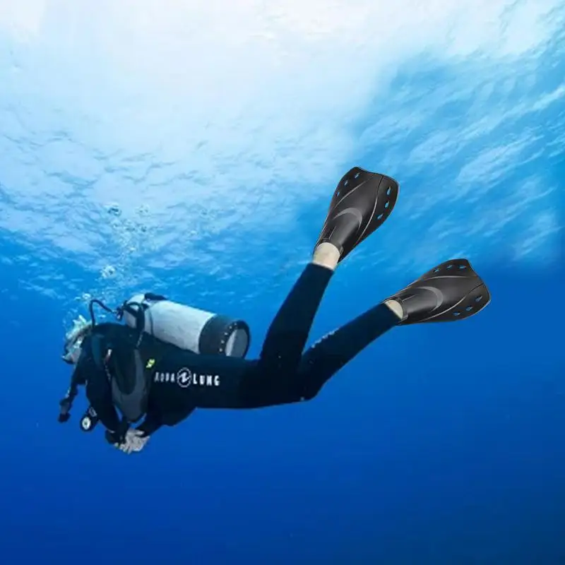 Swimming-Training-Fins-Short-Swim-Fins-Ergonomic-Comfortable-Diving-Fins-Professional-Short-Swim ...