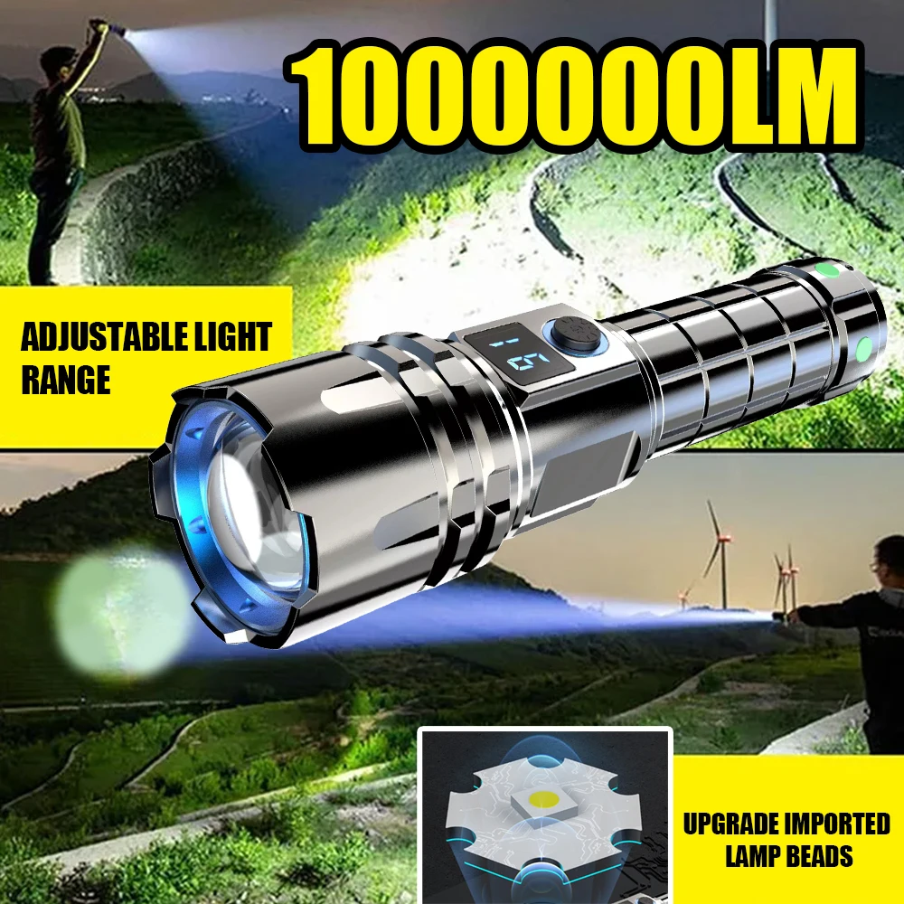High-Strong-Power-Led-Flashlights-Tactical-Emergency-Spotlights ...