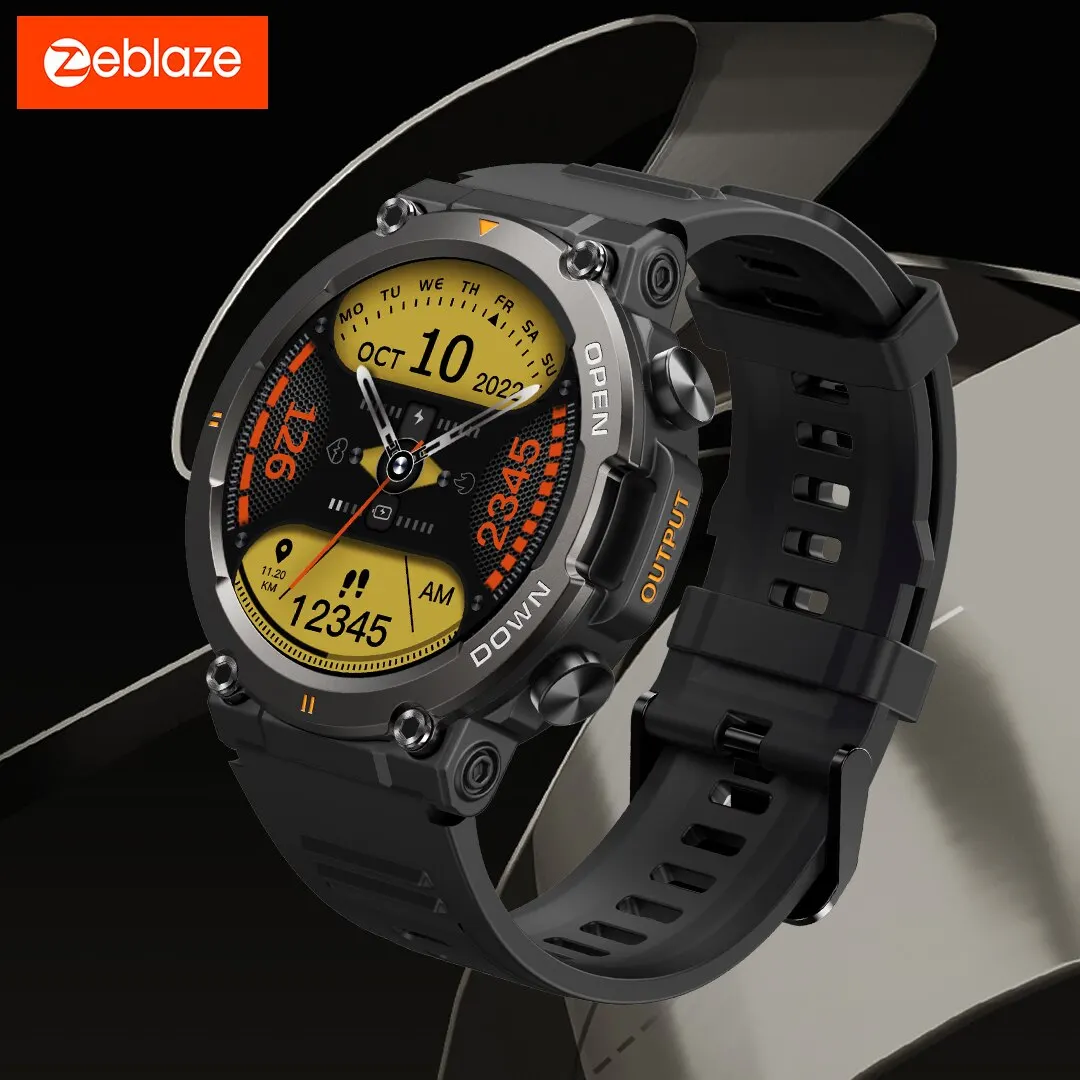 Zeblaze Vibe 7 Robusto Smartwatch Fazer e Receber Chamadas 25 Dias de ...
